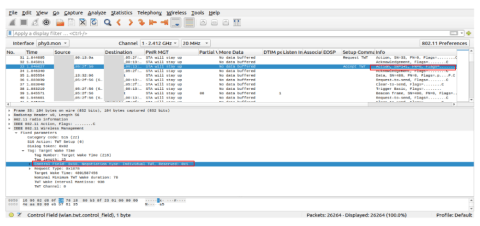 Target Wake Time (TWT) Power Save Test with Managed Client